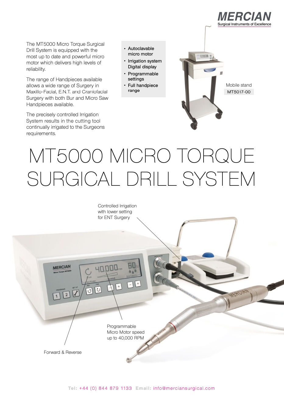 Brochure Downloads | Mercian Surgical